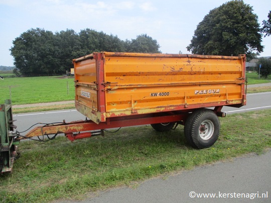Peecon KW4000 kipper met opzetborden- dumper- Kerstenagri.nl, Welkom ...